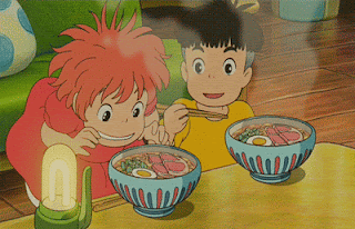 Fiction-Food Café: Ramen Soup w/ Ham | Ponyo