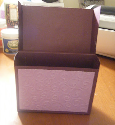 She's a Sassy Lady: "FLIP IT OPEN, GRAB A CARD"!!! CARD BOX