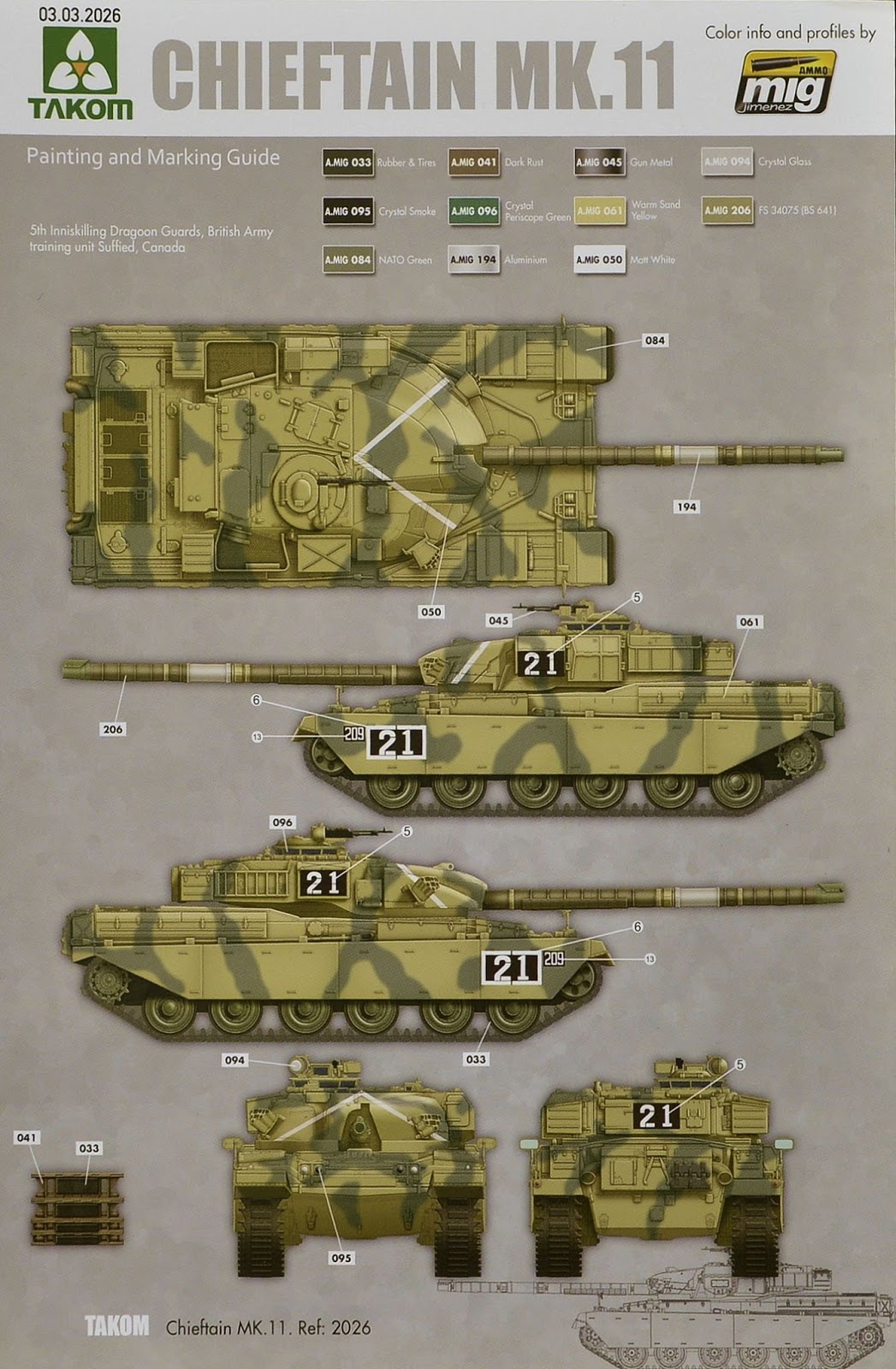The Modelling News: Review: Takom’s 35th scale Chieftain Mk.11