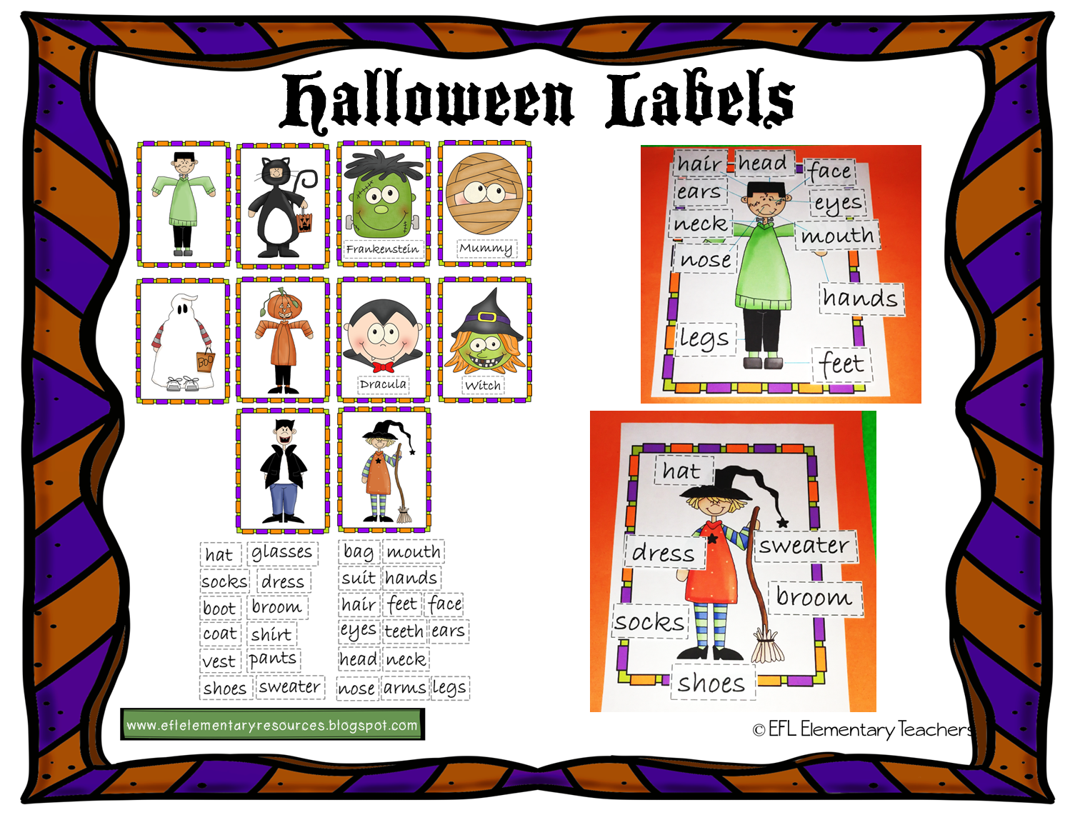 EFL Elementary Teachers: Halloween Resources for Elementary ELL