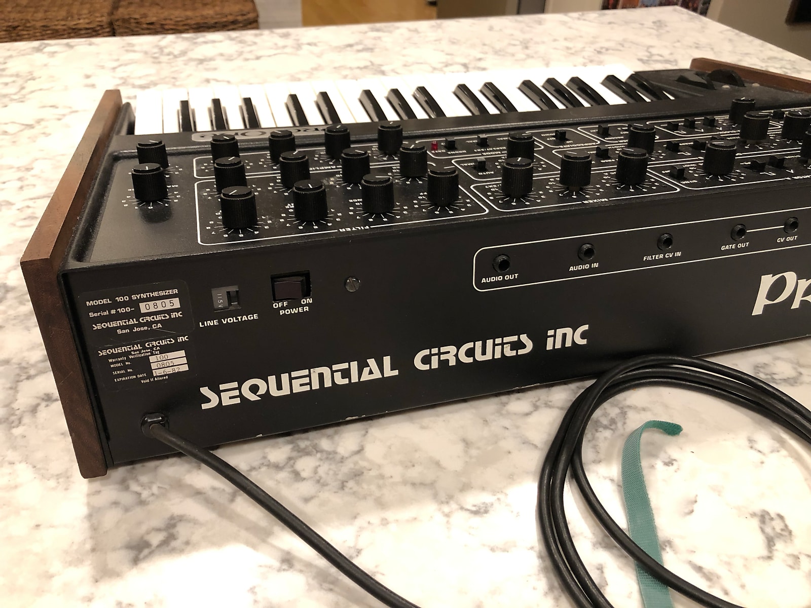 MATRIXSYNTH: Sequential Circuits Pro One SN 0805