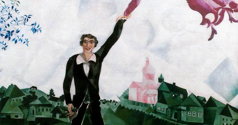 Espacio de imágenes y palabras...: Marc Chagall -The promenade