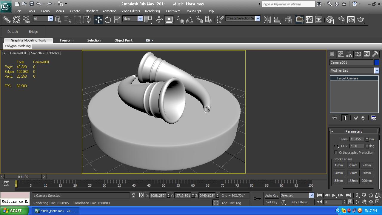 3d tutorials: Wire frame render with A.O in 3ds-Max