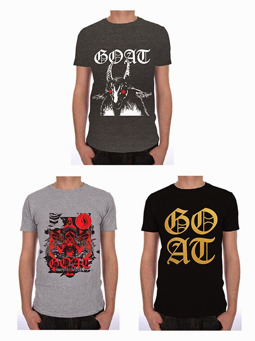 Rocket Recordings: Last run of sought after GOAT t-shirts available to ...