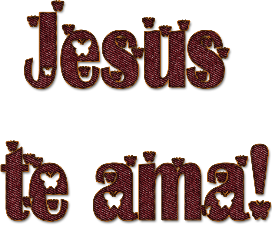 Alfabeto Decorativo Jesus Te Ama