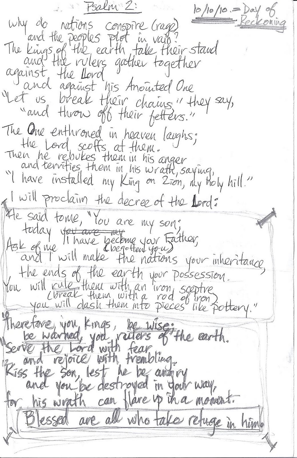 Journey through Psalms...An Addict's View: Psalm 2 (KJV) - Follow God's ...