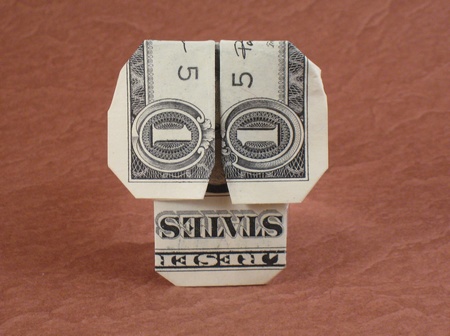 origami Skull Jittlov 3D ~ origami instructions art and craft ideas