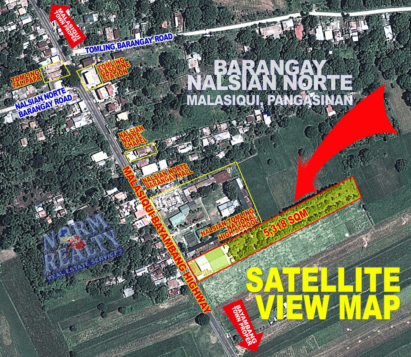NormRealty Dagupan: SOLD: Pangasinan Malasiqui 5318-sqm Prime Land ...