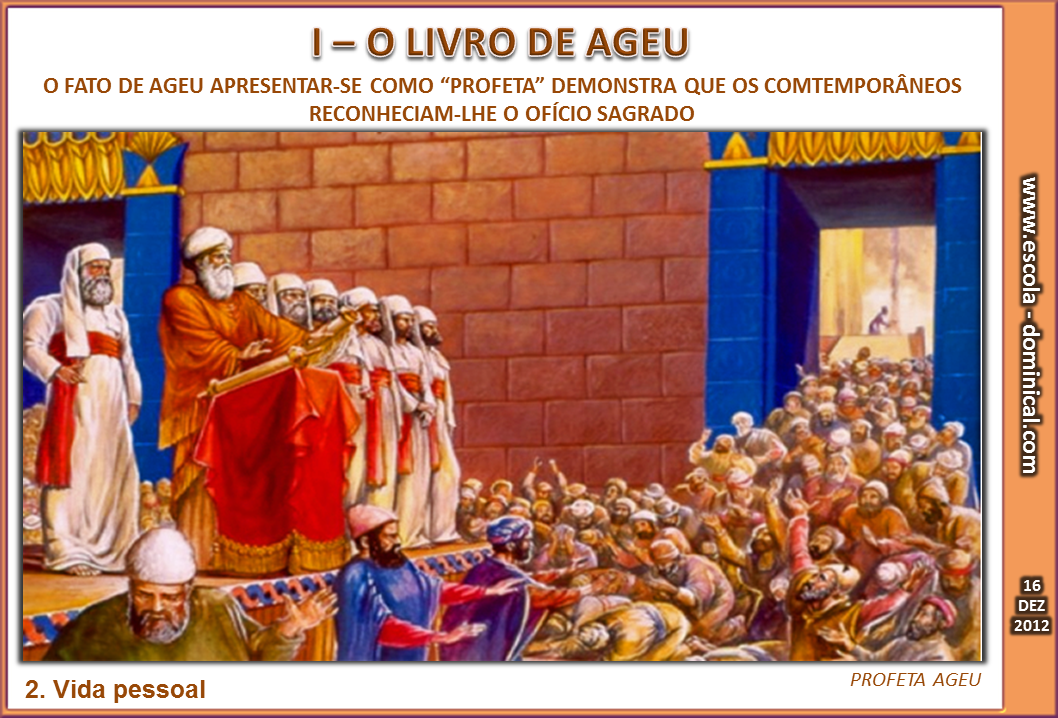 Quem Escreveu O Livro De Ageu - RETOEDU