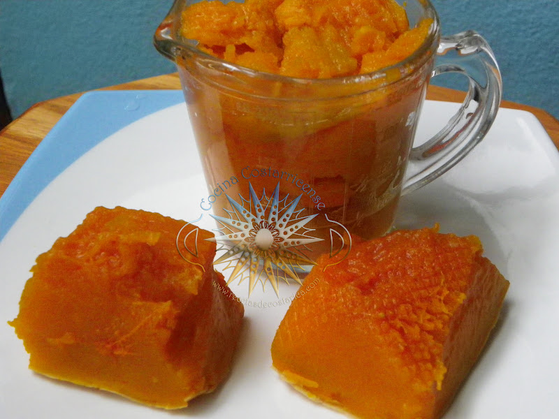 Cocina Costarricense: cajeta de ayote