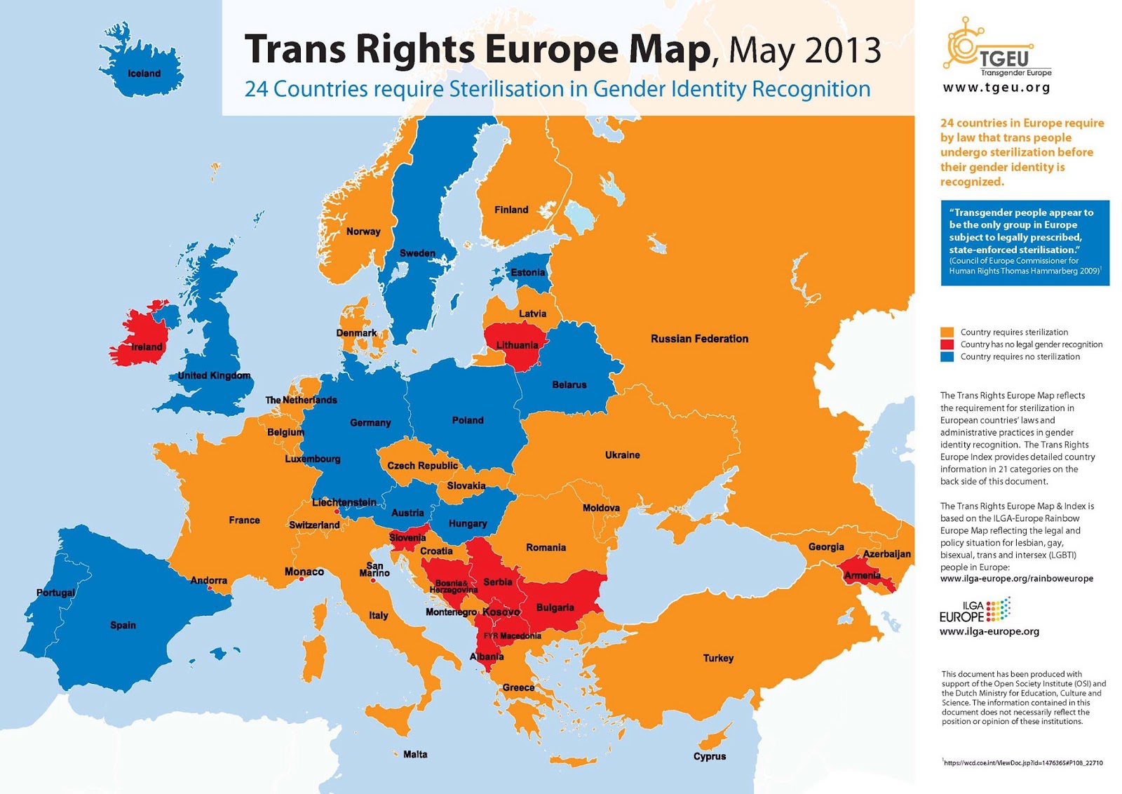 Asociacion de Transexuales de Andalucía - Sylvia Rivera: 24 países en ...