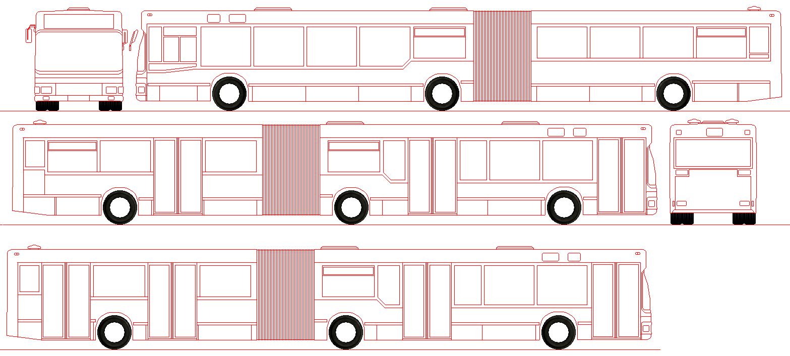 MDbusdrawings: MAN NL,NM,NG(W.I.P)