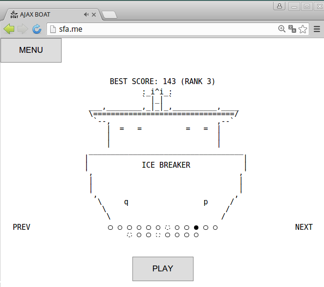ASCII Art Boats: Ice Breaker ASCII Art