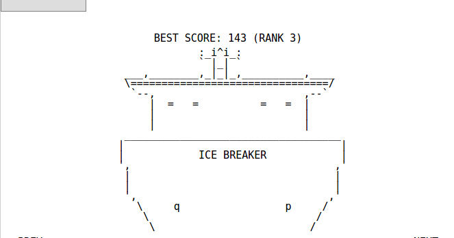 ASCII Art Boats: Ice Breaker ASCII Art