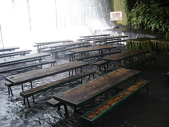 Waterfall Restaurant: Villa Escudero Labasin Waterfall Restaurant ...