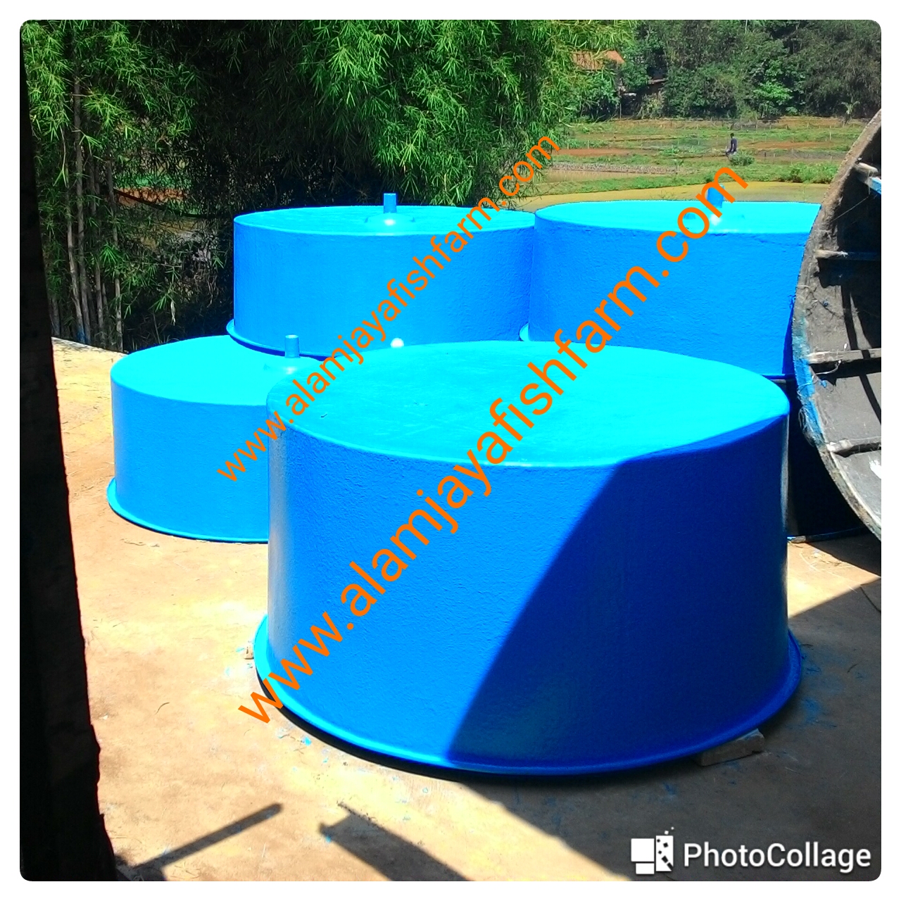 BAK FIBER KOLAM BULAT - phytoncatfishfarm