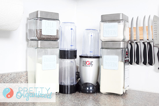 IHeart Organizing: UHeart Organizing: A Pretty Organized Smoothie Station