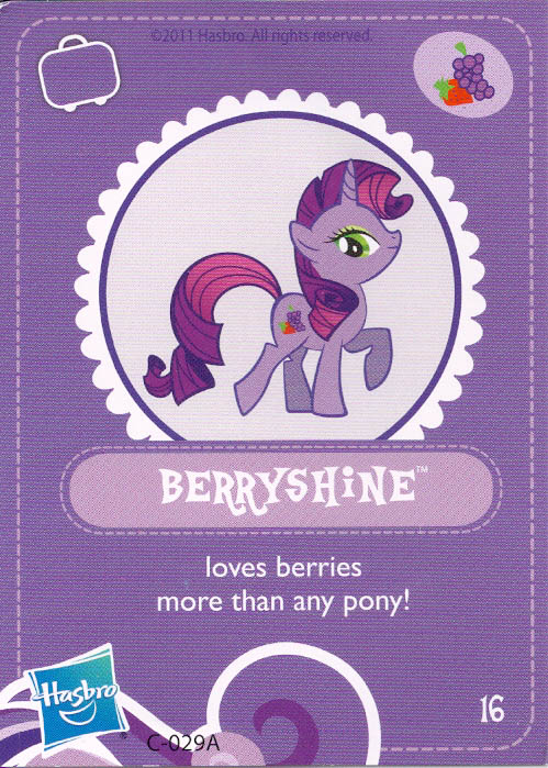 MLP Berryshine Blind Bag Cards | MLP Merch