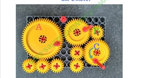 Gear Rotation Test to Twist your Brain