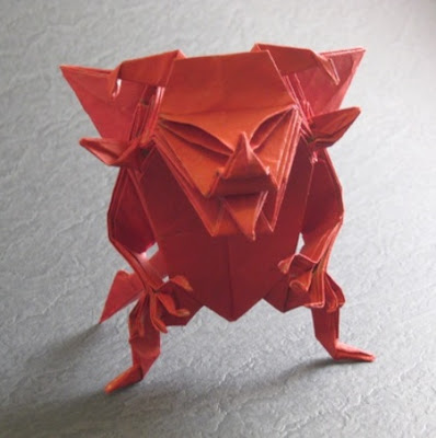origami Devil Maekawa 3D ~ make easy art and craft ideas