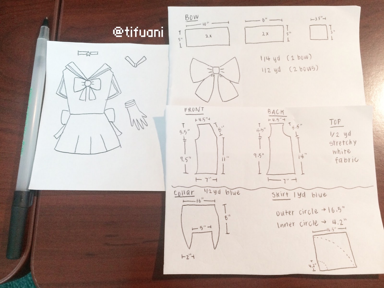 Cosplay - Sailor Scout Uniform DIY Tutorial - L U C K Y ☆ S T A R