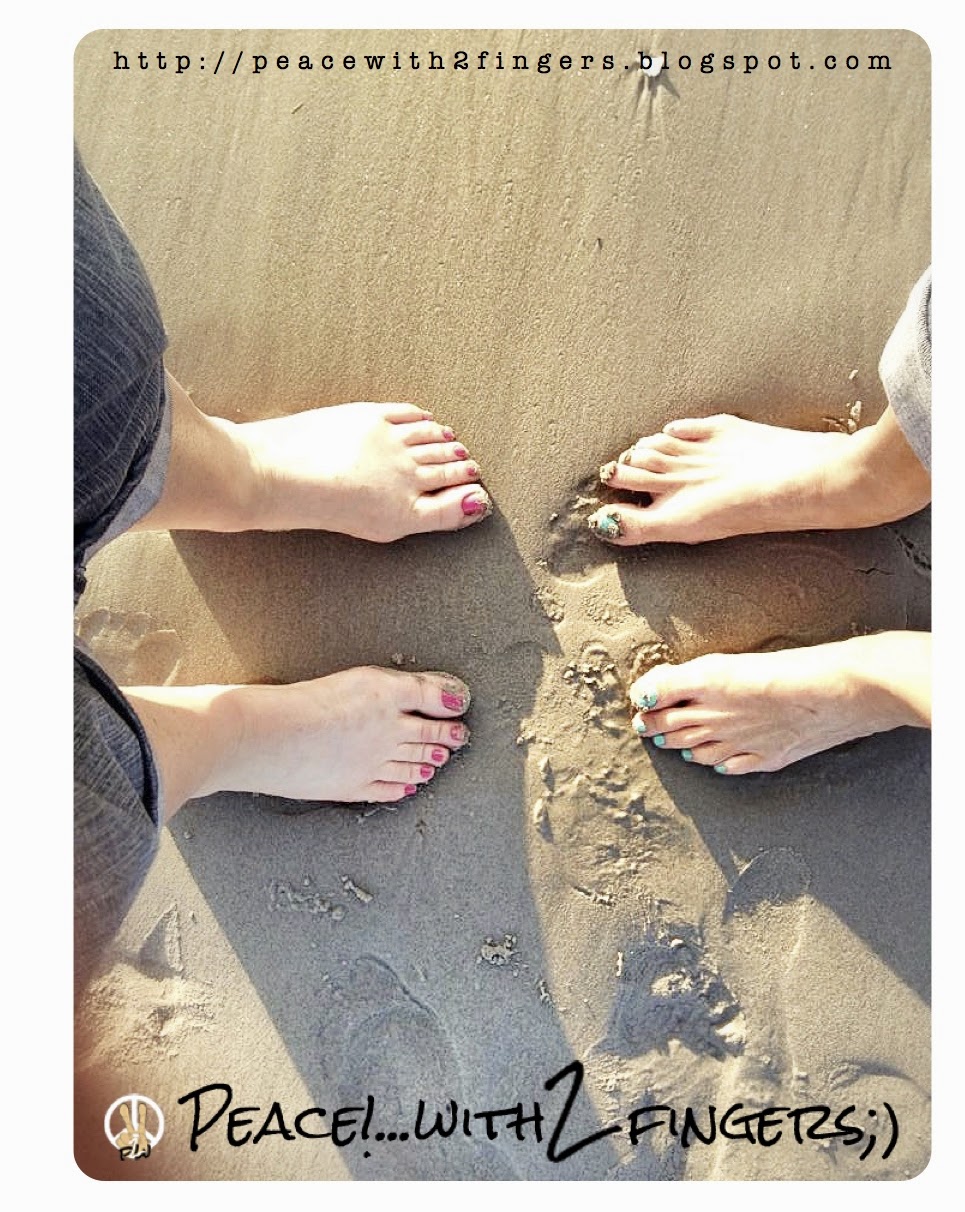 Peace!....with 2 Fingers;): Feet On Fire.