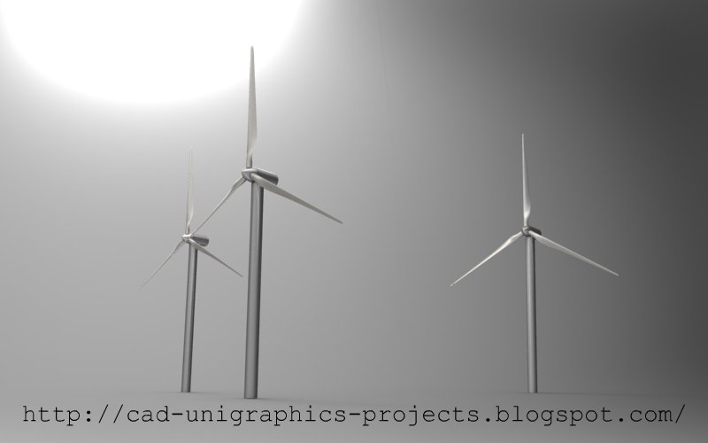 CAD designs by Ivan: Wind turbine (free CAD download file)