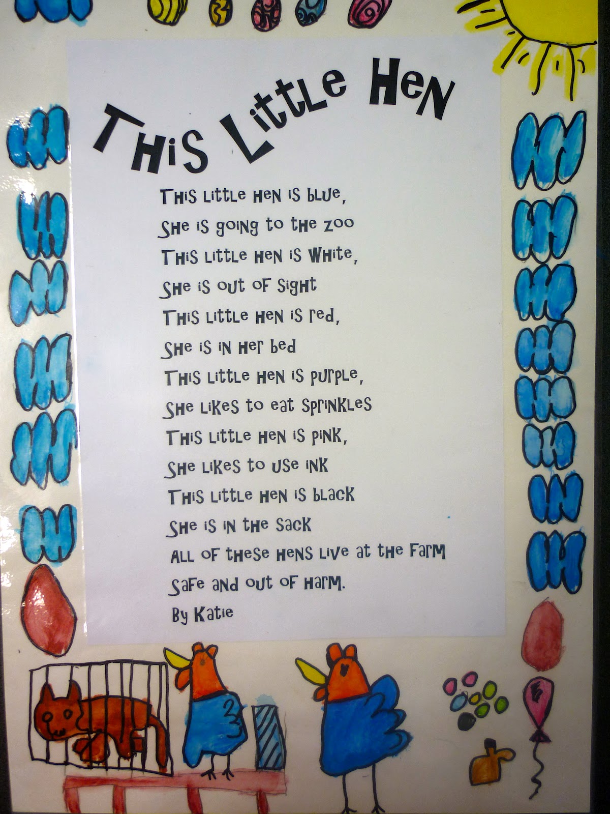 Munchkins: This little hen....