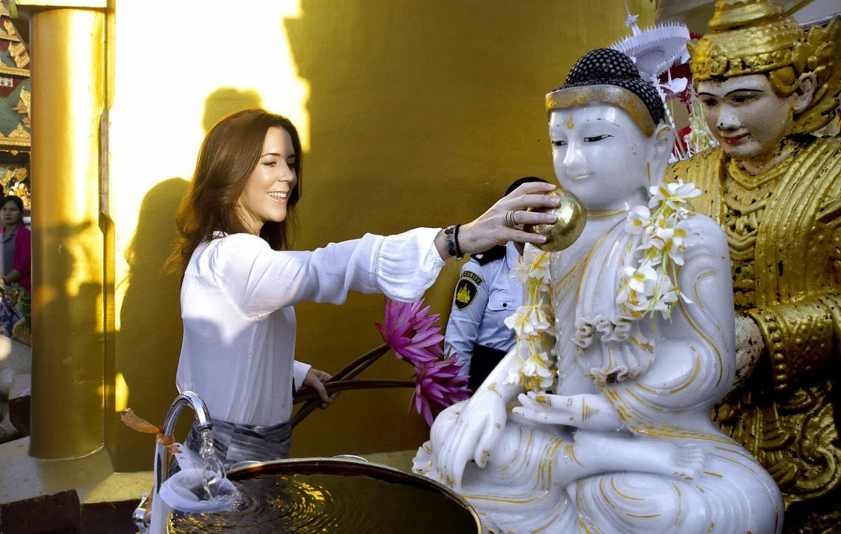 Crown Princess Mary in Myanmar - Day 2 ~ Royally Scandinavian