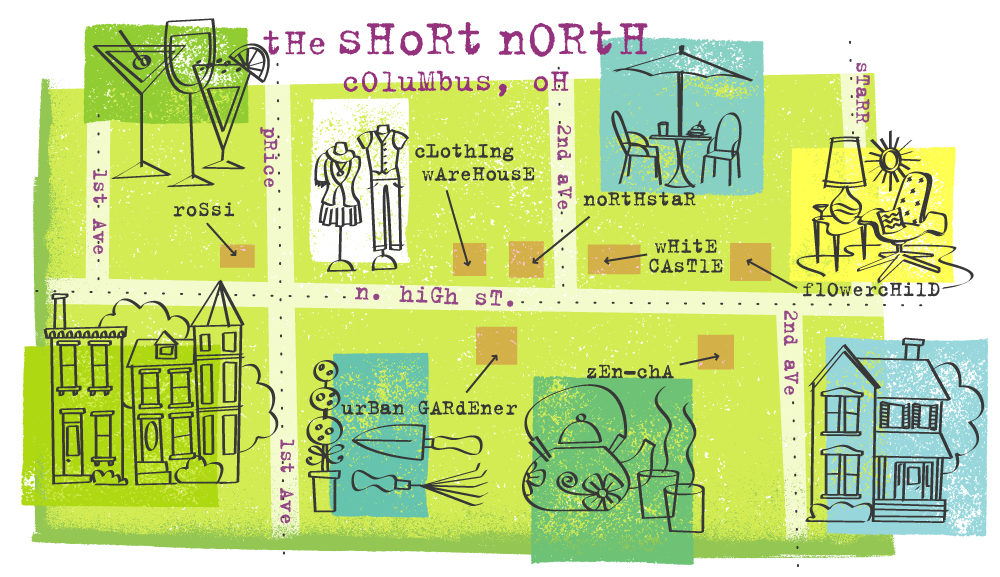 I Draw Maps: The Short North in Columbus, Ohio