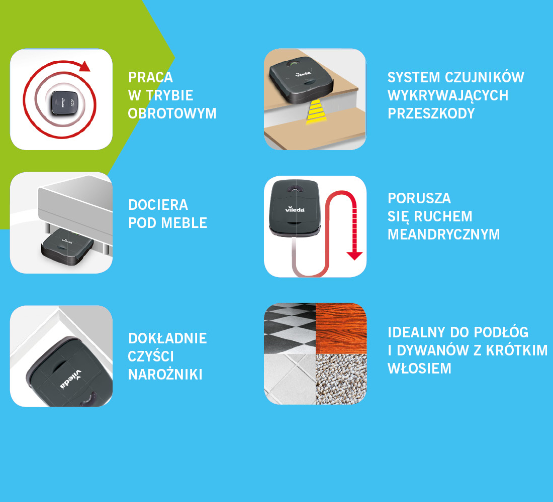 Co w Lidlu: Robot sprzątający Vileda Robot VR 100 z Lidla