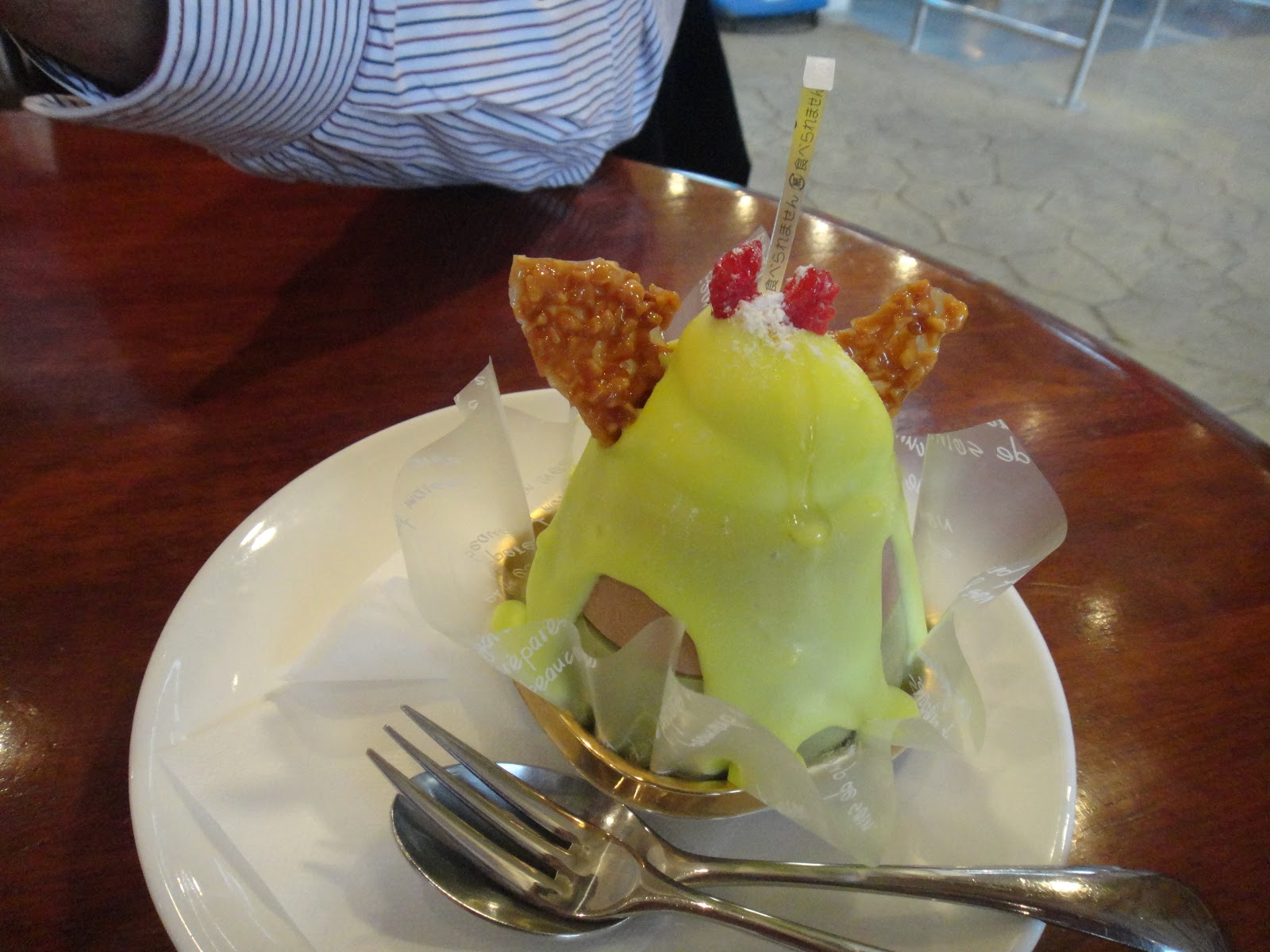 Coffee and Cake in Japan: Chestnut Cake and Midori White Chocolate ...