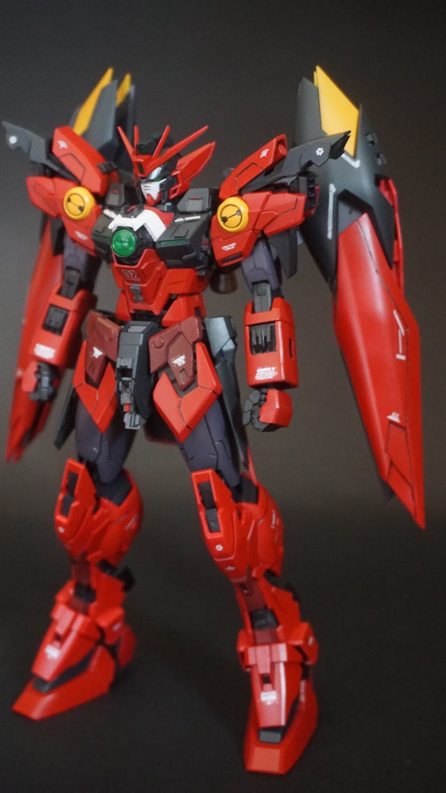 GUNDAM GUY: MG 1/100 Wing Gundam Proto Zero [Epyon Ver.] - Painted Build