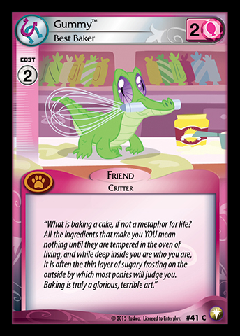 MLP Gummy, Best Baker CCG Cards | MLP Merch