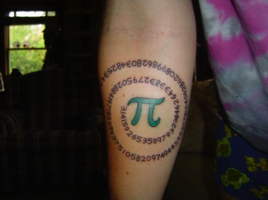 Aprendiz de ArteSano: TATUAJES MATEMÁTICOS - PARTE II (TRIBUTO A PI)