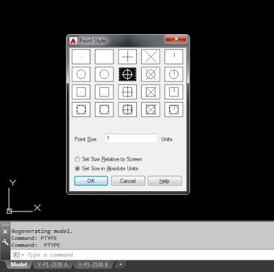 SETTING POINT STYLE (TITIK POINT) PROGRAMA AUTO CAD