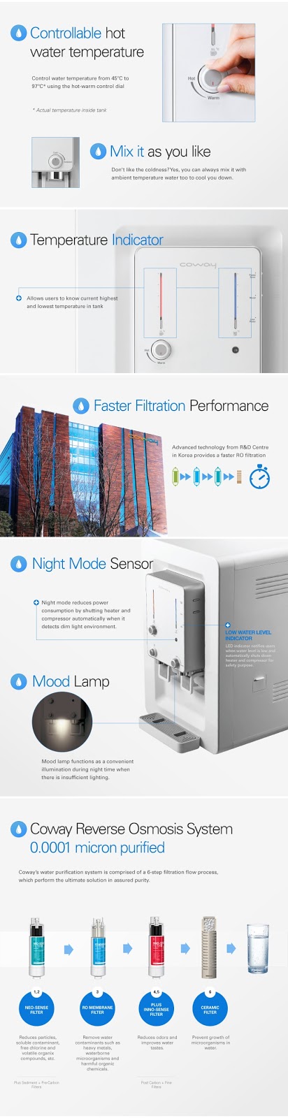 Coway Water Purifier The Revolution Villaem CHP-08AR - Coway Lunas & Kulim