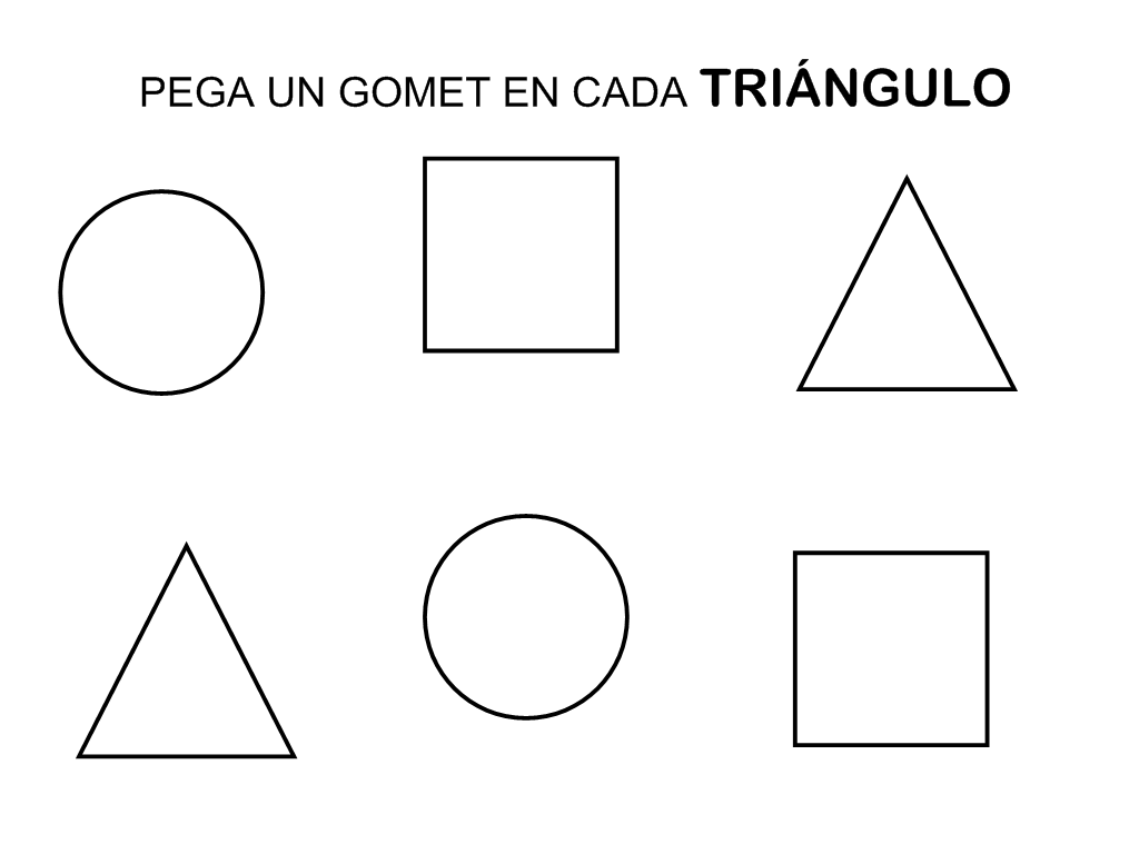 RECURSOS EDUCACIÓN INFANTIL: EL TRIÁNGULO