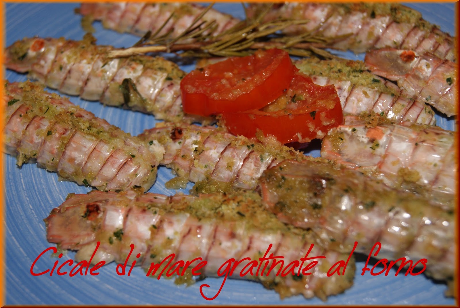 Cortesie In Cucina: Cicale di mare gratinate al forno