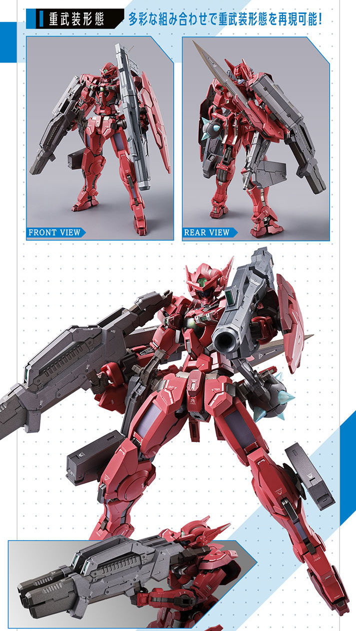 P-Bandai: METAL BUILD Gundam Astraea Type-F with GN Heavy Weapon Set ...