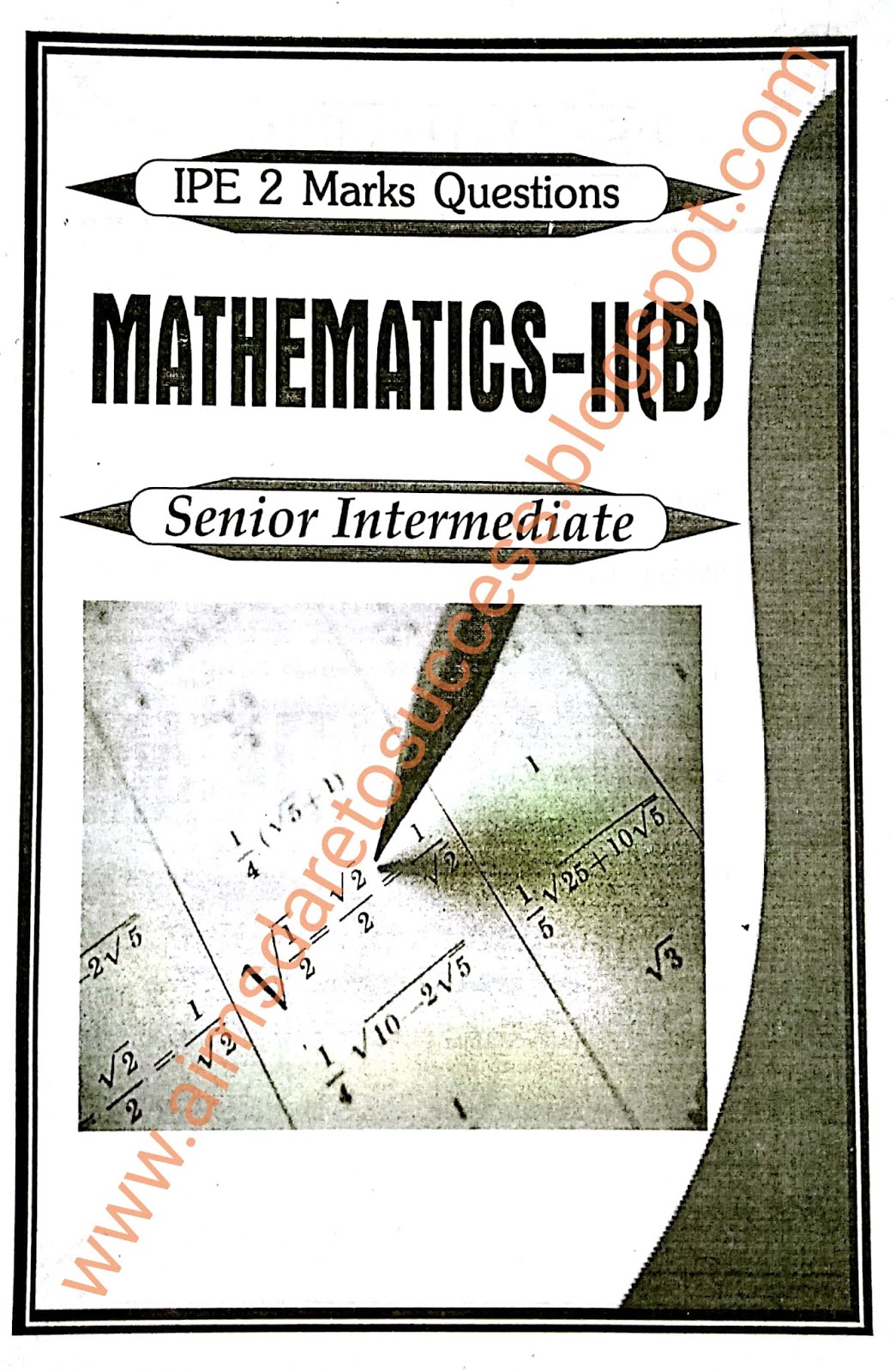 https://www.aimsdaretosuccess.blogspot.com: SR INTER MATHS 2B SYSTEM OF CIRCLES 2 MARKS