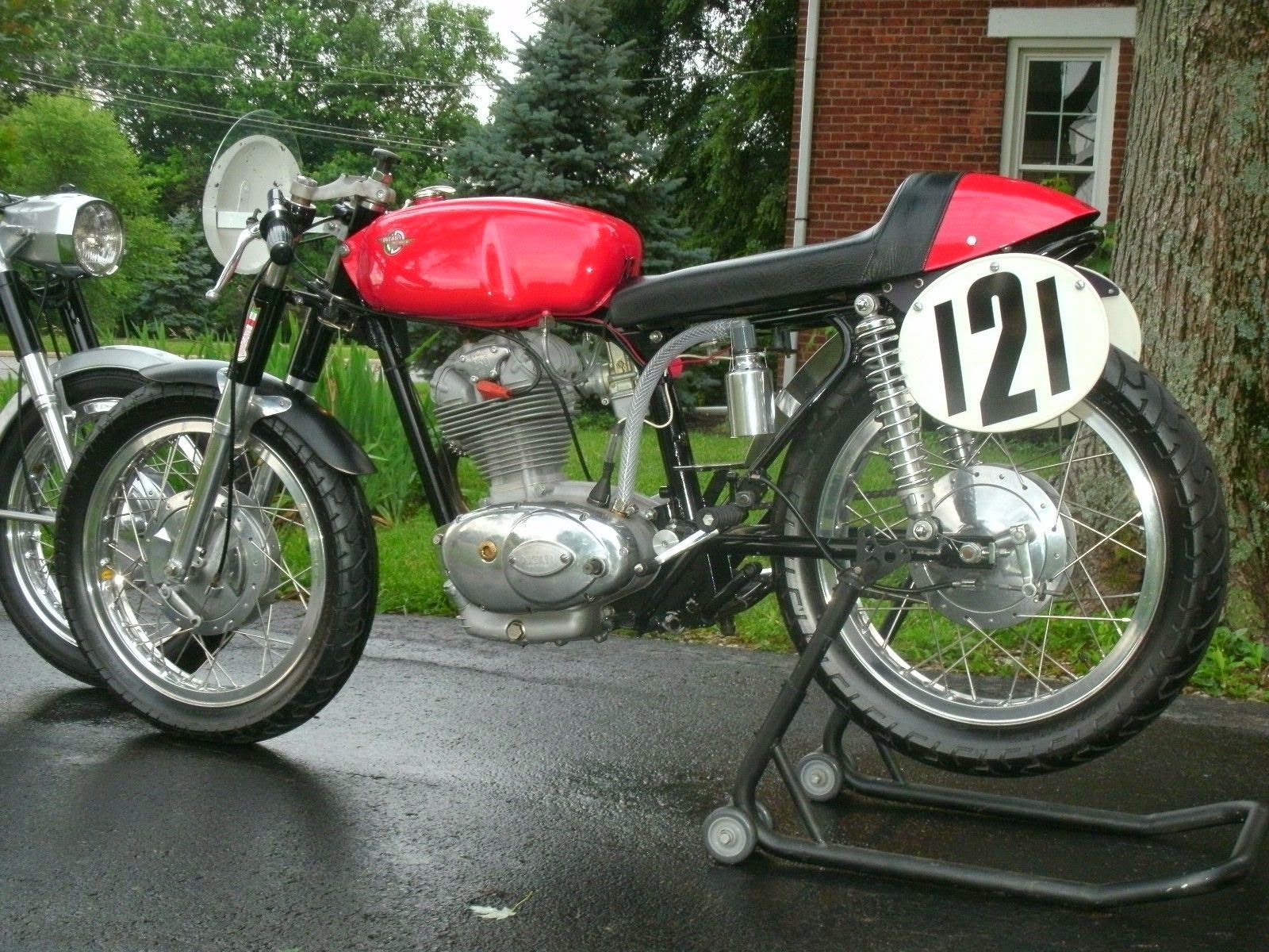 Fast is fast...: 1956 Ducati 250 race bike.