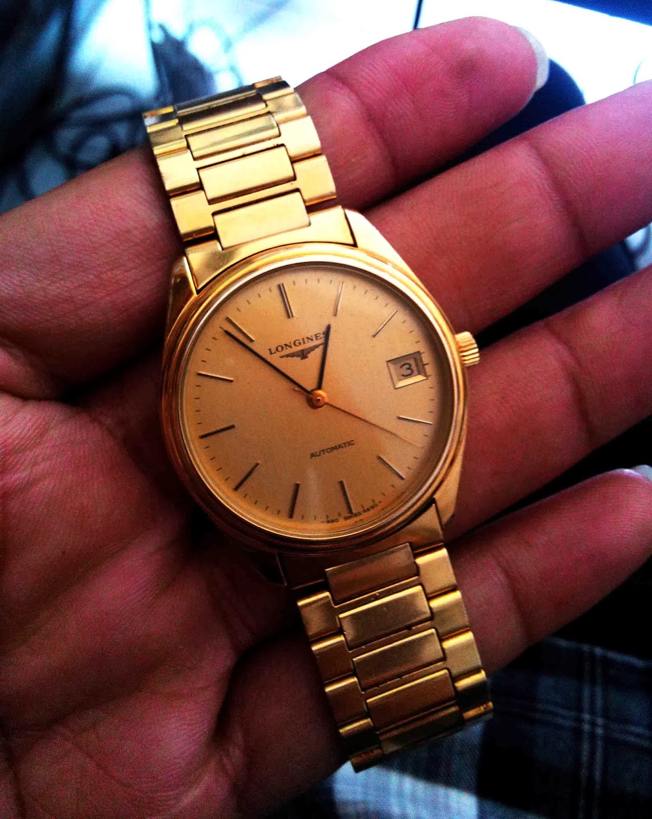 jam dan waktu: Longines L990.1 Automatic Gold plated