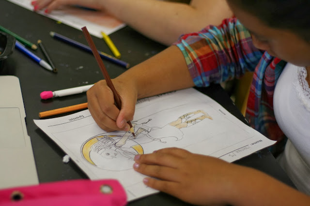 Grauer Art: Loteria Colored Pencil Drawing, 7th Grade Art