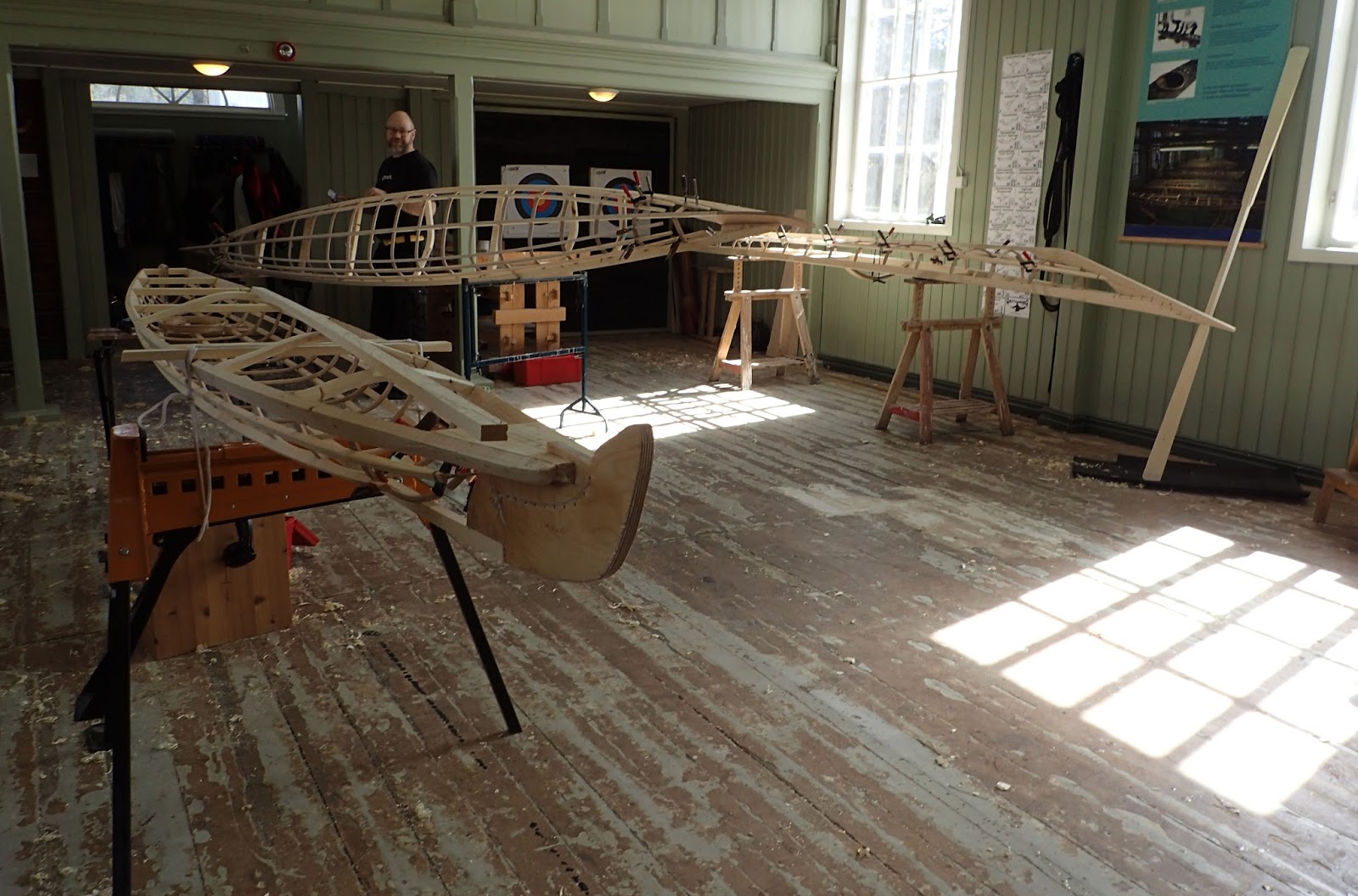 Qajaq and iqyax building class, April