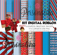 KIT DIGITAL ROBLOX - PREMIUM - Arte Digital Grátis