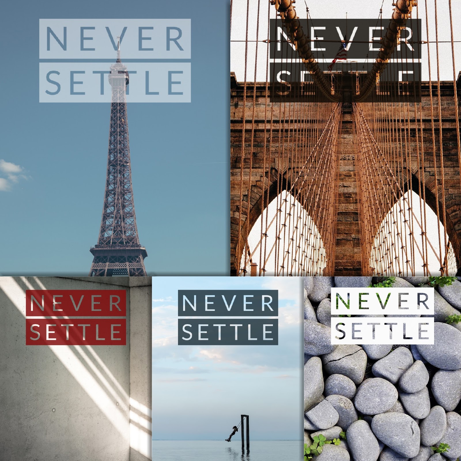 Never Settle Wallpaper Pack 11 (10 Wallpapers) - OnePlus Never Settle ...