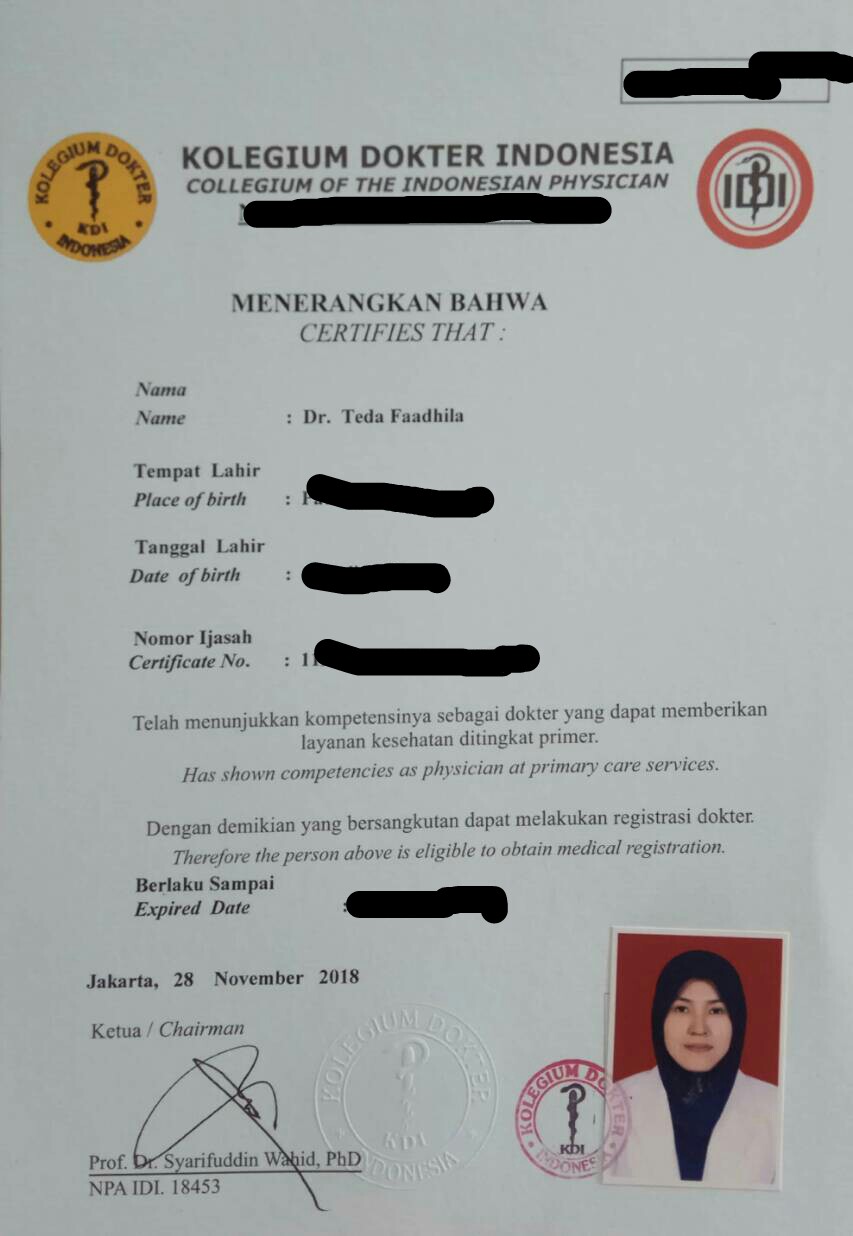 Review : Pengalaman Membuat Sertifikat Kompetensi Dokter Umum - DHILA ...