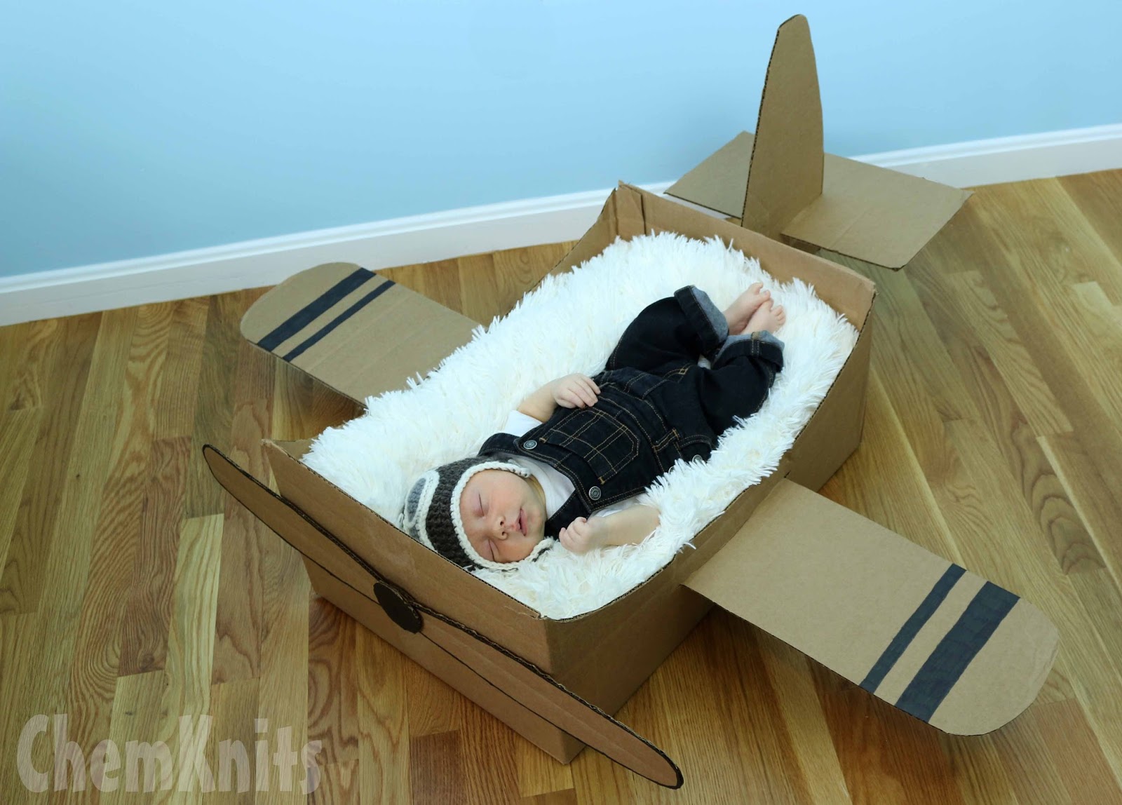 ChemKnits: Cardboard Airplane!