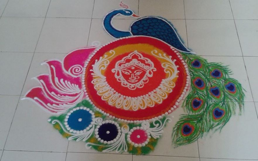 Go Festive This Navratri : Ranoli Designs for Navratri